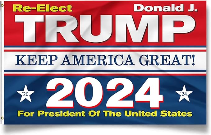 Trump Flag Blue Donald Trump Flags Support for President 2024 Banner ...